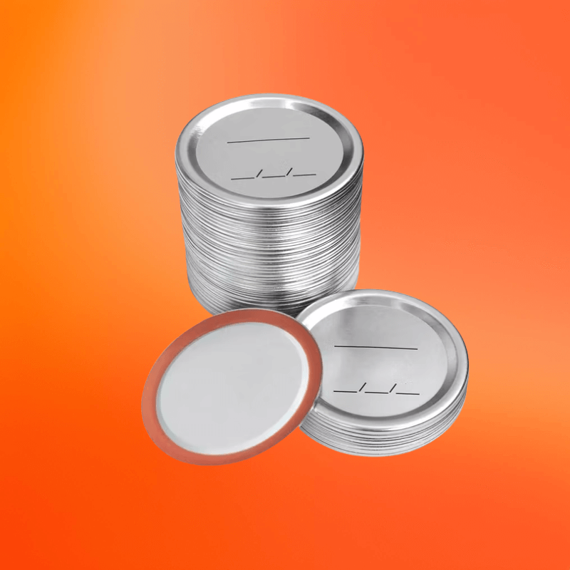 FoodVault™ Sealable Stainless-Steel Jar Lids